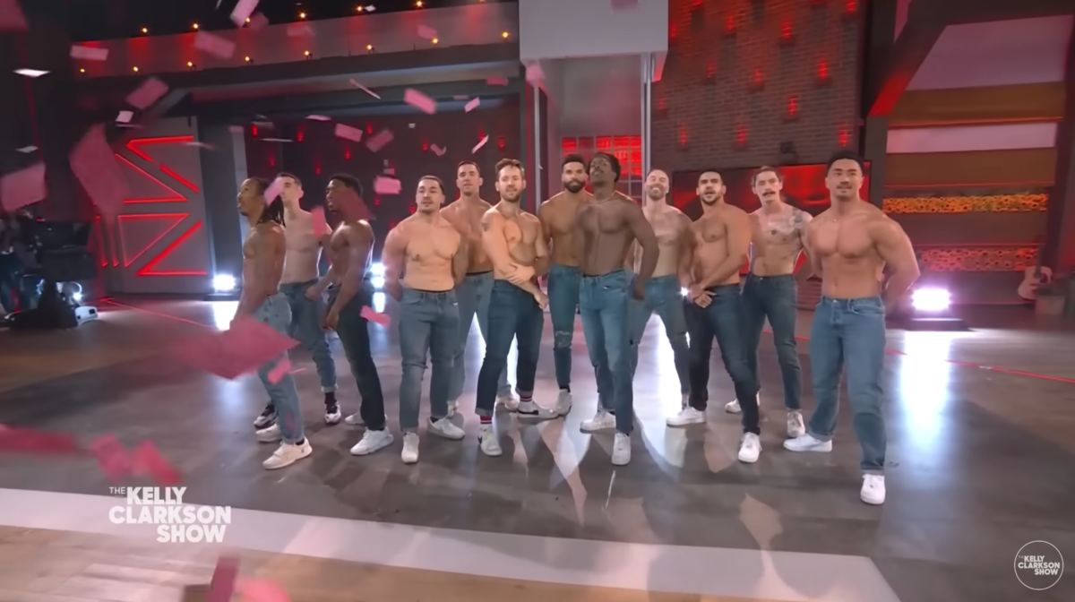 Cook Islander Michael Metuakore performs on The Kelly Clarkson Show in ...