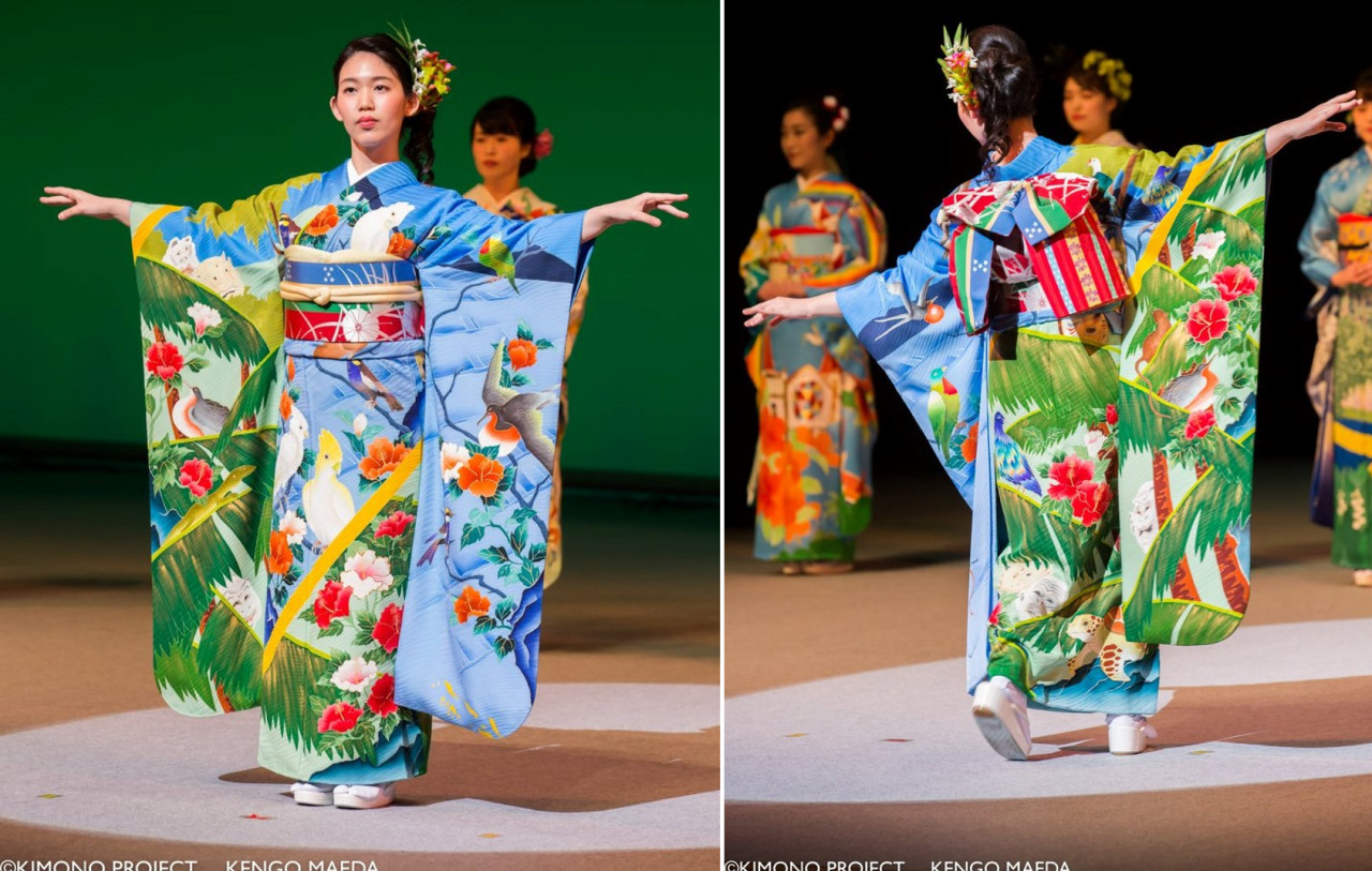 Japan customised unique kimonos for every country represented at the ...