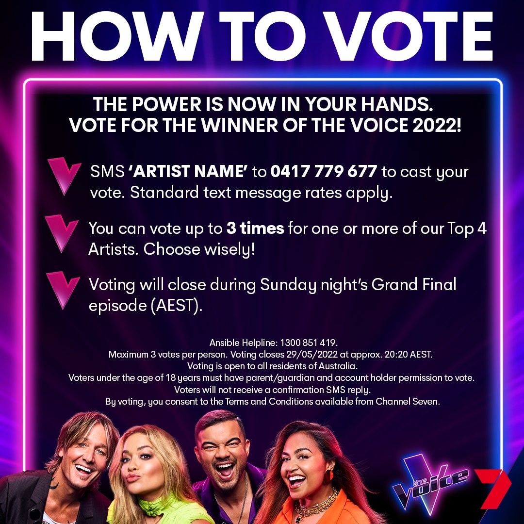 Faith Sosene & Jordan Tavita through to the Voice AU Grand Final ...