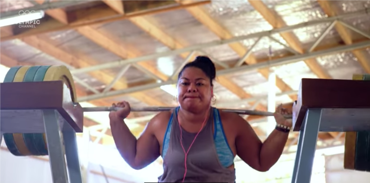 The Strongest weightlifters in Samoa Take On Terron Beckham | Olympic ...