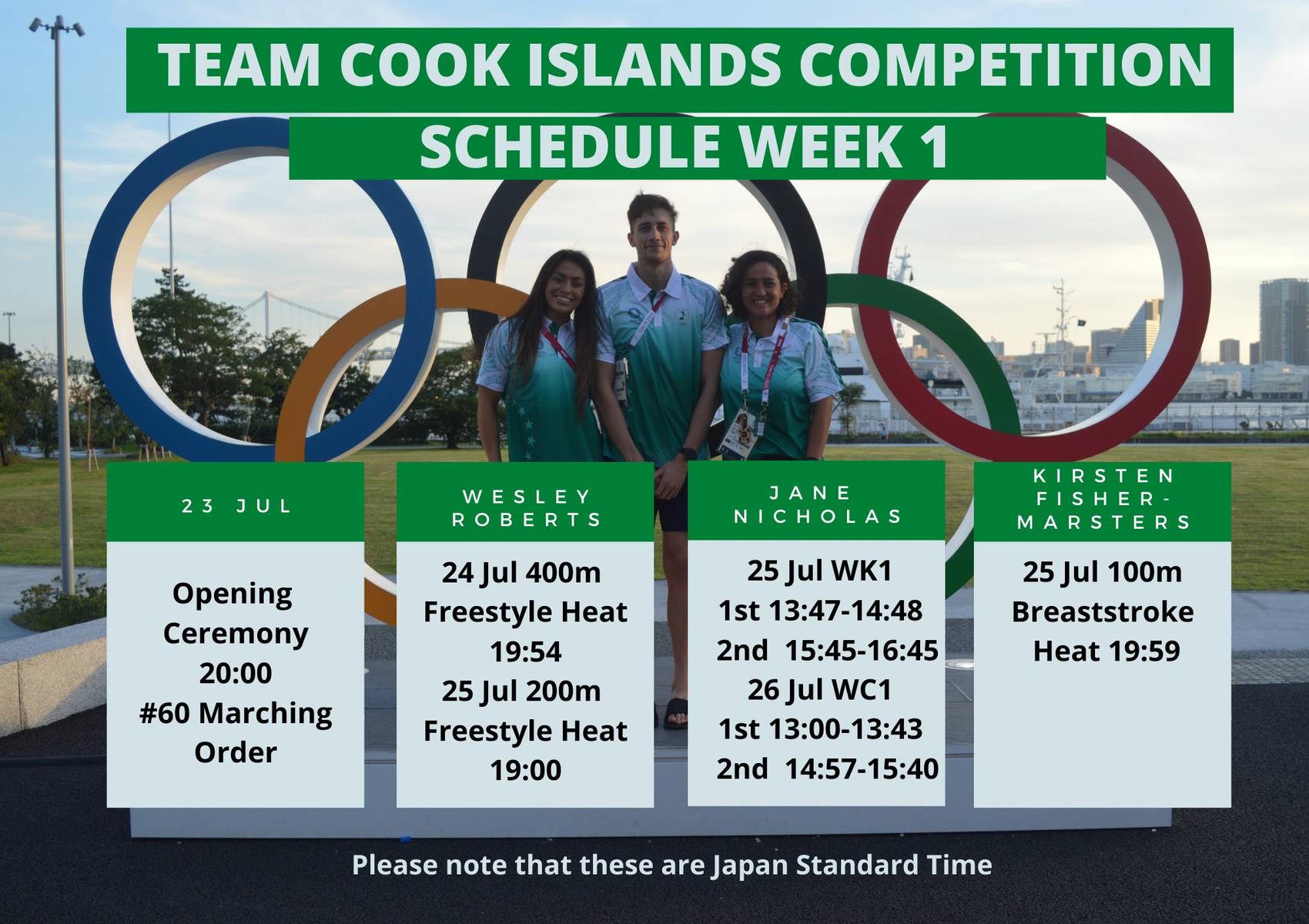Our Pacific Island athletes representing at the Tokyo 2020 Olympics ...
