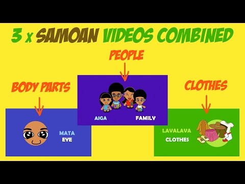 Samoan Body Parts, People & Clothes — thecoconet.tv - The world’s ...