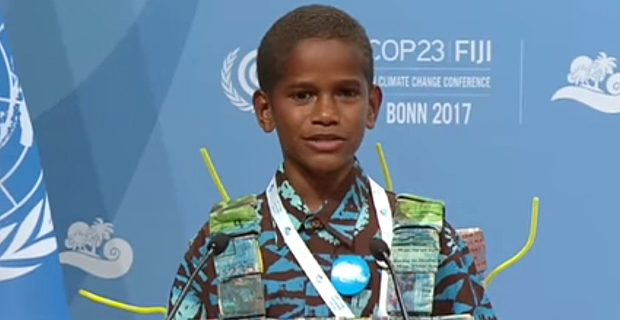 Fijian climate advocate Timoci Naulusala calls on world leaders to act ...