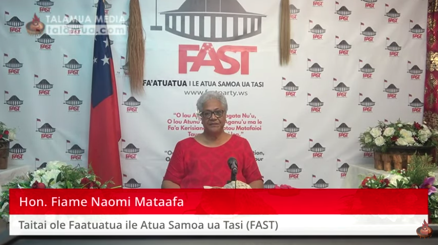 FAST party outraged by the Samoa Head of States decision to hold ...